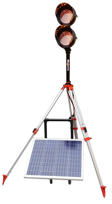 Semáforo Móvel Solar Amarelo Piscante - Interativa Soluções ...